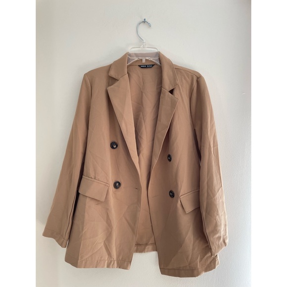 SHEIN | Jackets & Coats | Shein Tan Blazer | Poshmark